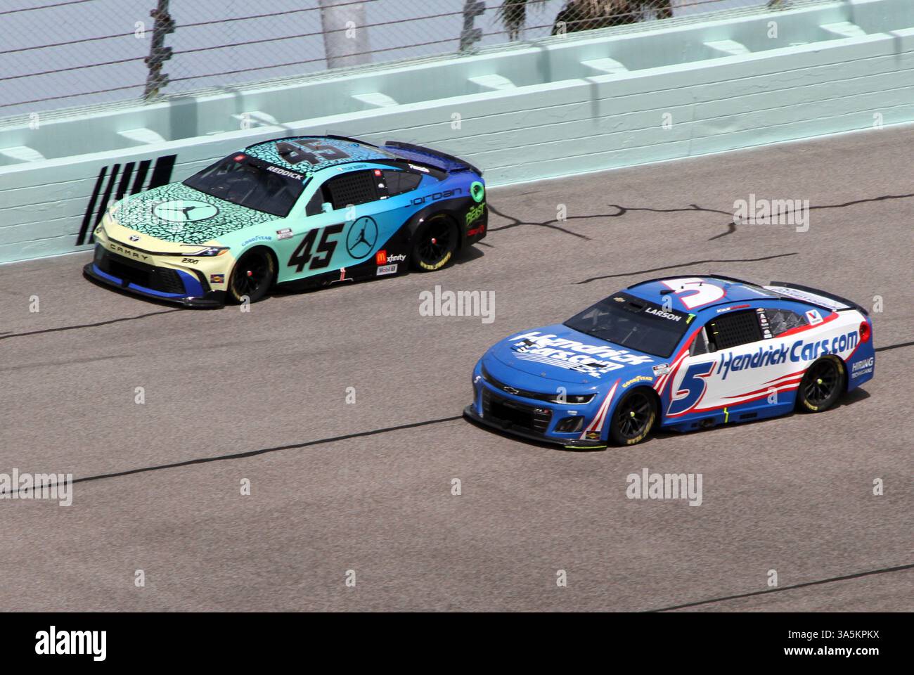 HOMESTEAD, FL - MARCH 23: Tyler Reddick (#45 23XI Racing Jordan Brand ...