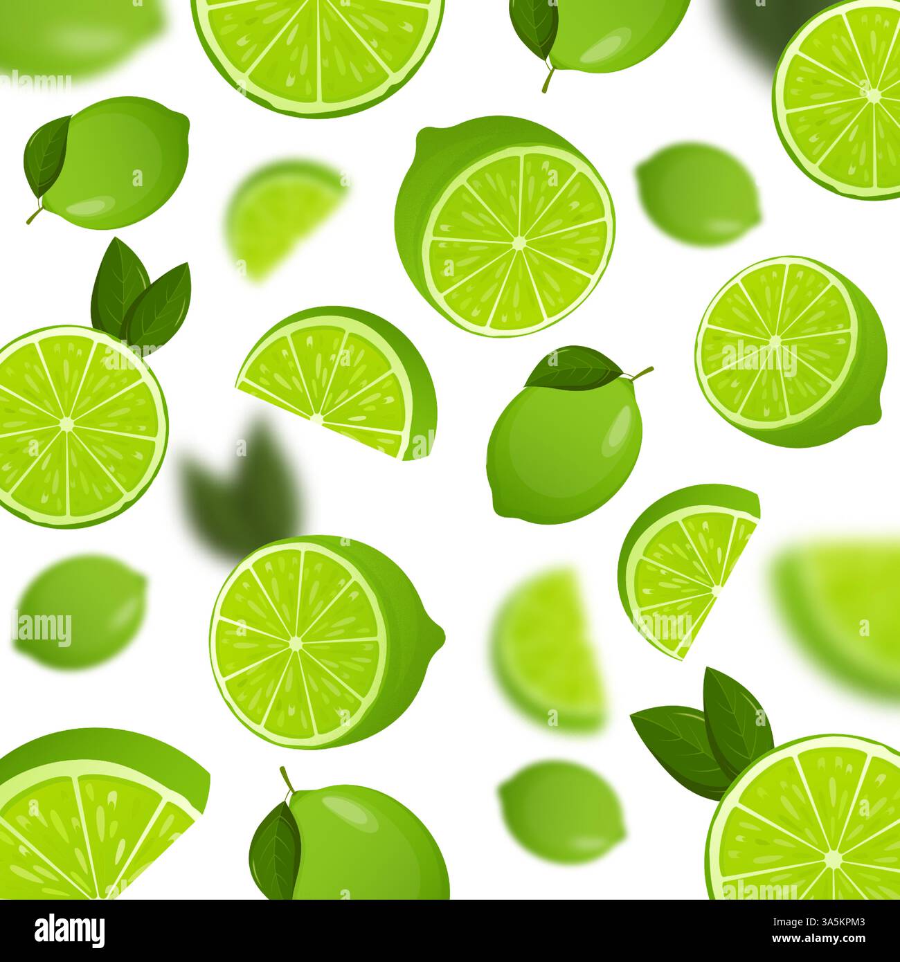 Flying lime Stock Vector Images - Alamy