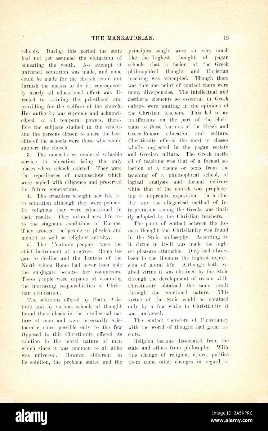 It provides insight into early 20th century student life in minnesota ...