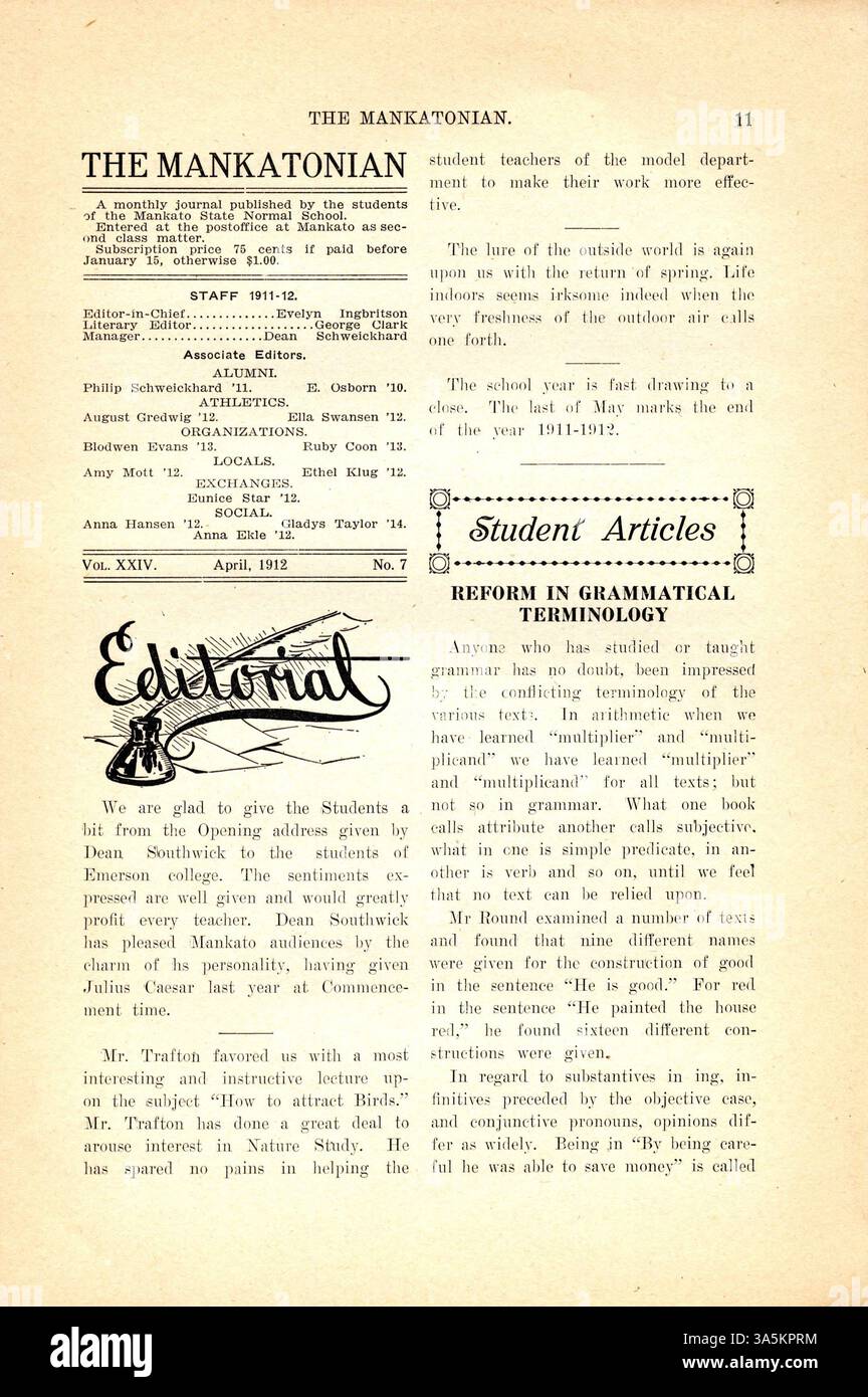 Alongside advertisements from mankatos local businesses the magazine hi ...