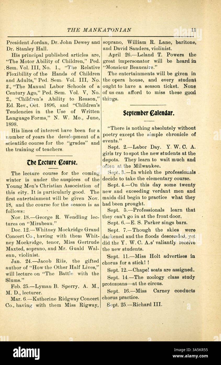 The mankatonian was a student published magazine at the mankato hi-res ...