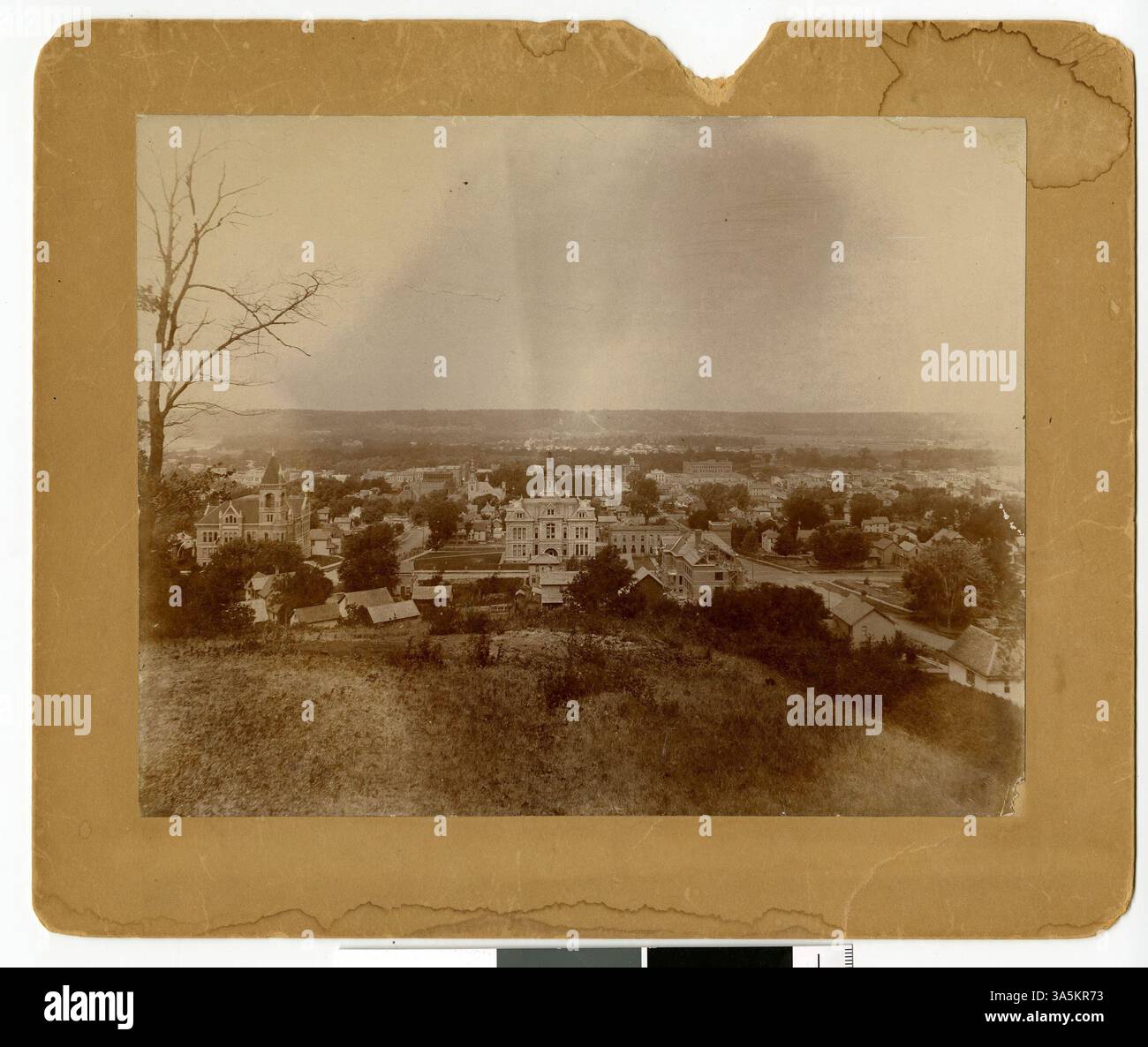 This 1894 photograph captures a view of Mankato, Minnesota, from a ...