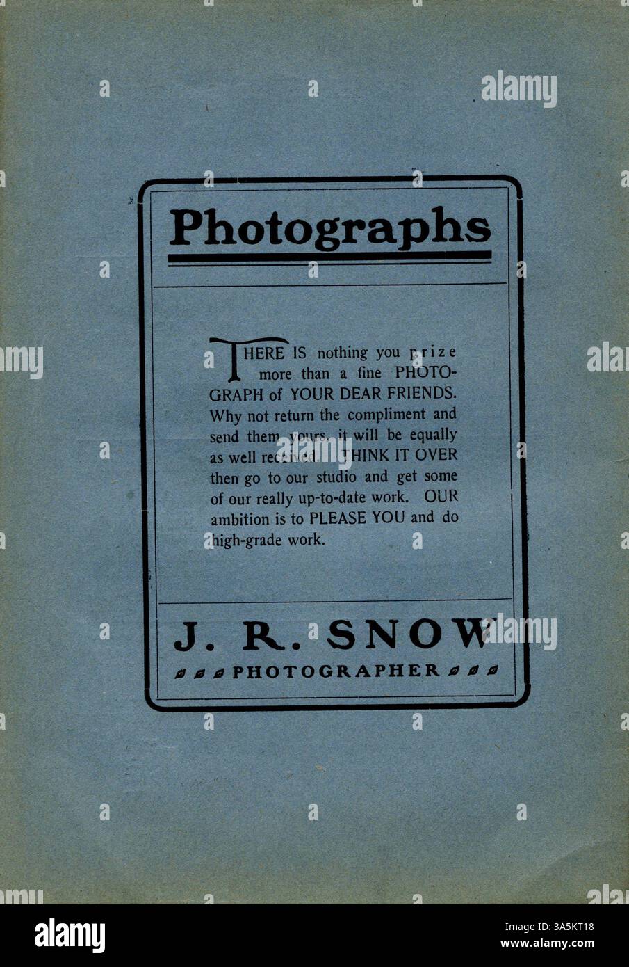 Alongside local advertisements and student written poetry hi-res stock ...