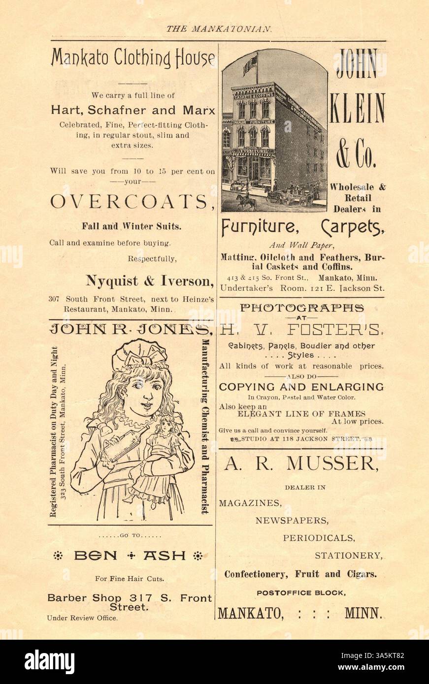 The Mankatonian, Volume 1, Issue 1, was the inaugural issue of the ...