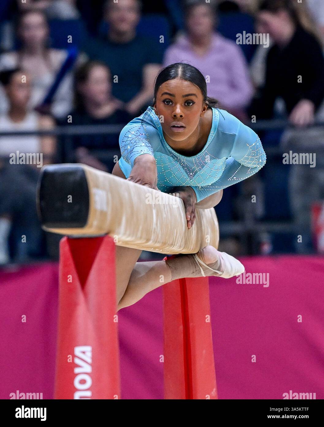 Liverpool, England, UK. 23rd Mar, 2025. AMANKWAAH Shantae-Eve competes ...