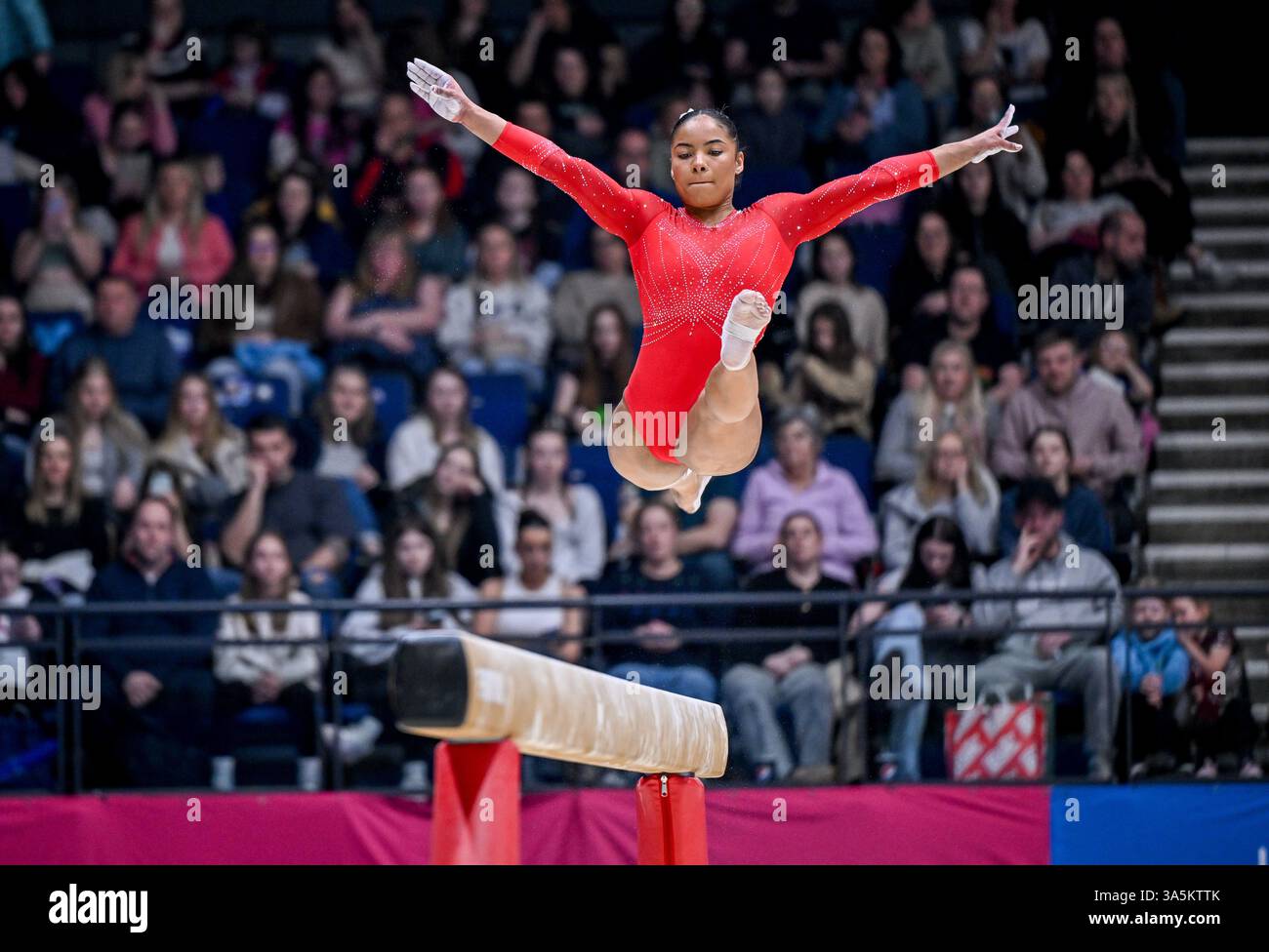 Liverpool, England, UK. 23rd Mar, 2025. LEAT Alia competes in the Final ...