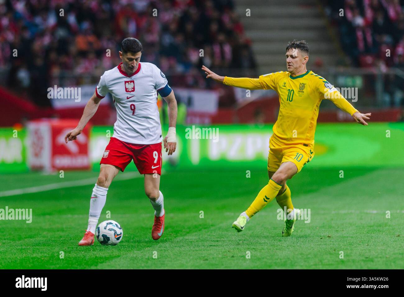 FIFA World Cup 2026 Qualifiers. Poland and Lithuania in Warszawa ...