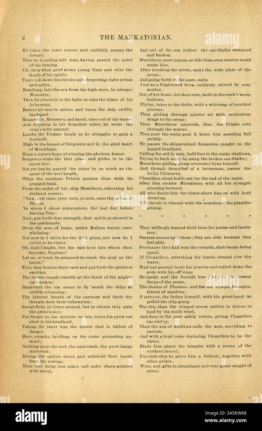 Volume 12, Issue 1 of The Mankatonian, published in September 1900, is ...