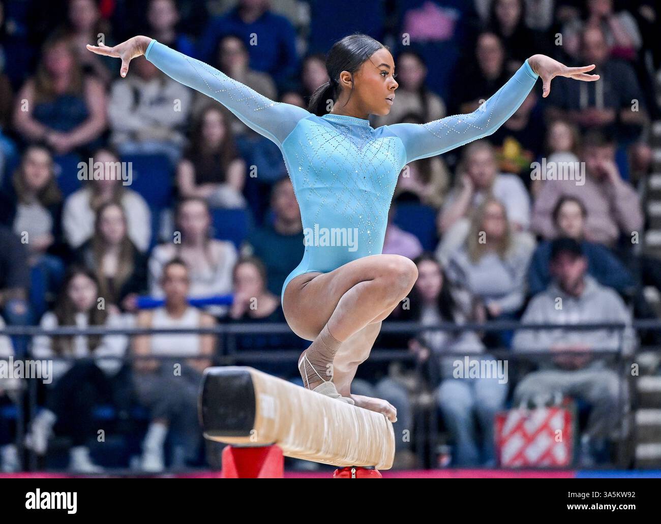 Liverpool, England, UK. 23rd Mar, 2025. AMANKWAAH Shantae-Eve competes ...