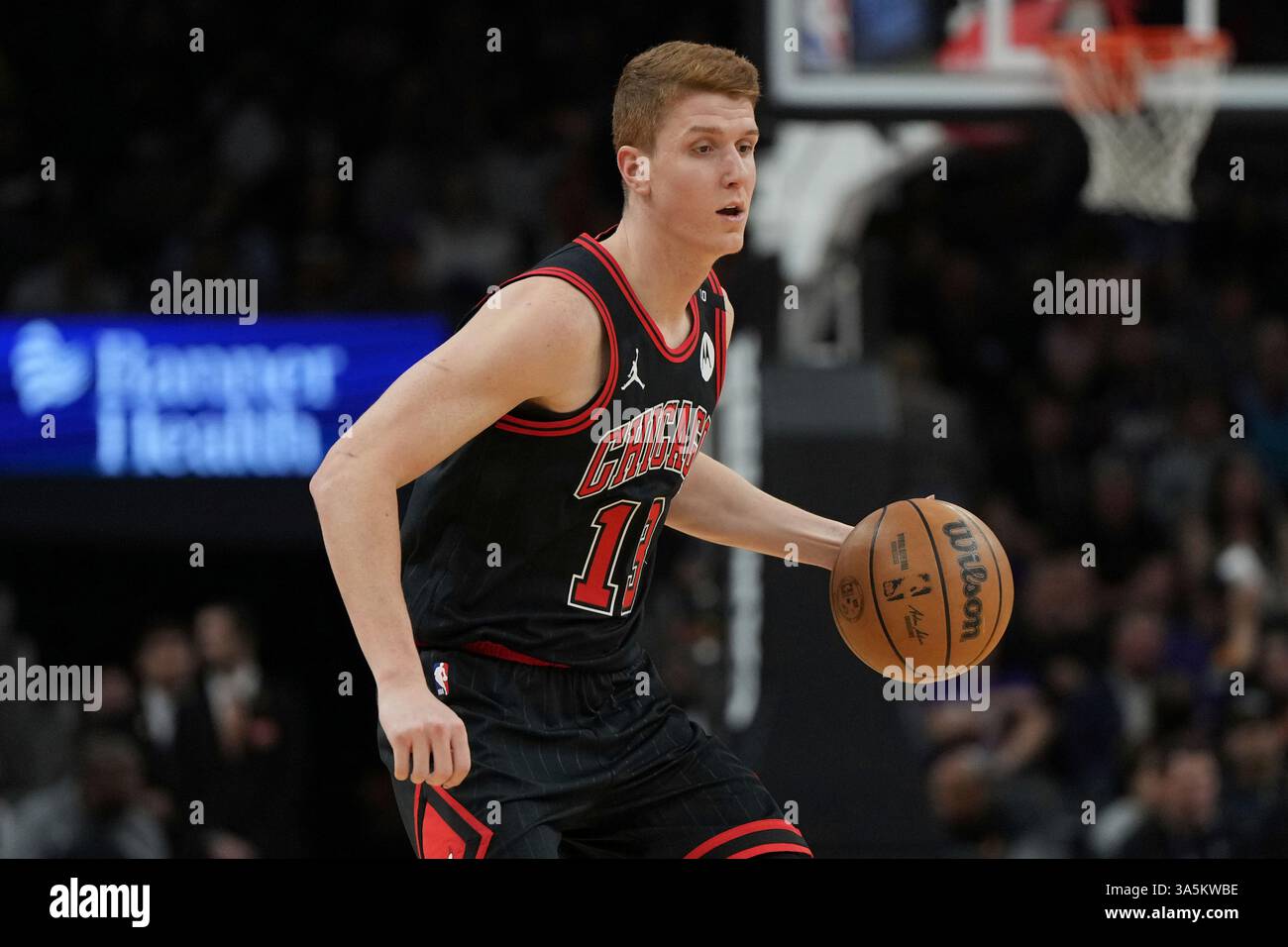 Chicago Bulls guard Kevin Huerter (13) during the second half of an NBA ...