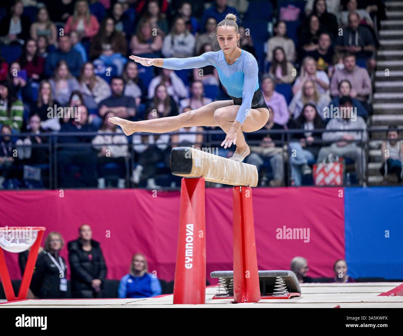 Liverpool, England, UK. 23rd Mar, 2025. ROPER Emily competes in the ...