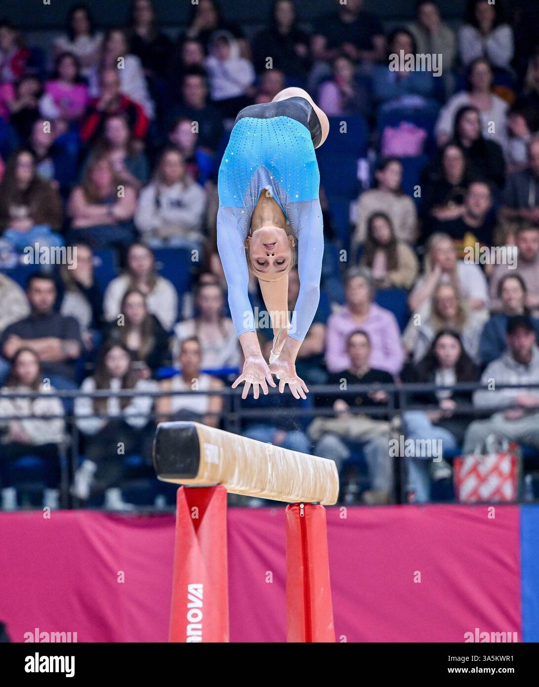 Liverpool, England, UK. 23rd Mar, 2025. ROPER Emily competes in the ...