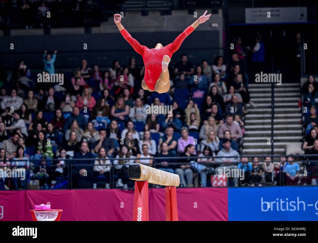 Liverpool, England, UK, 23 March 2025. LEAT Alia competes in the Final ...