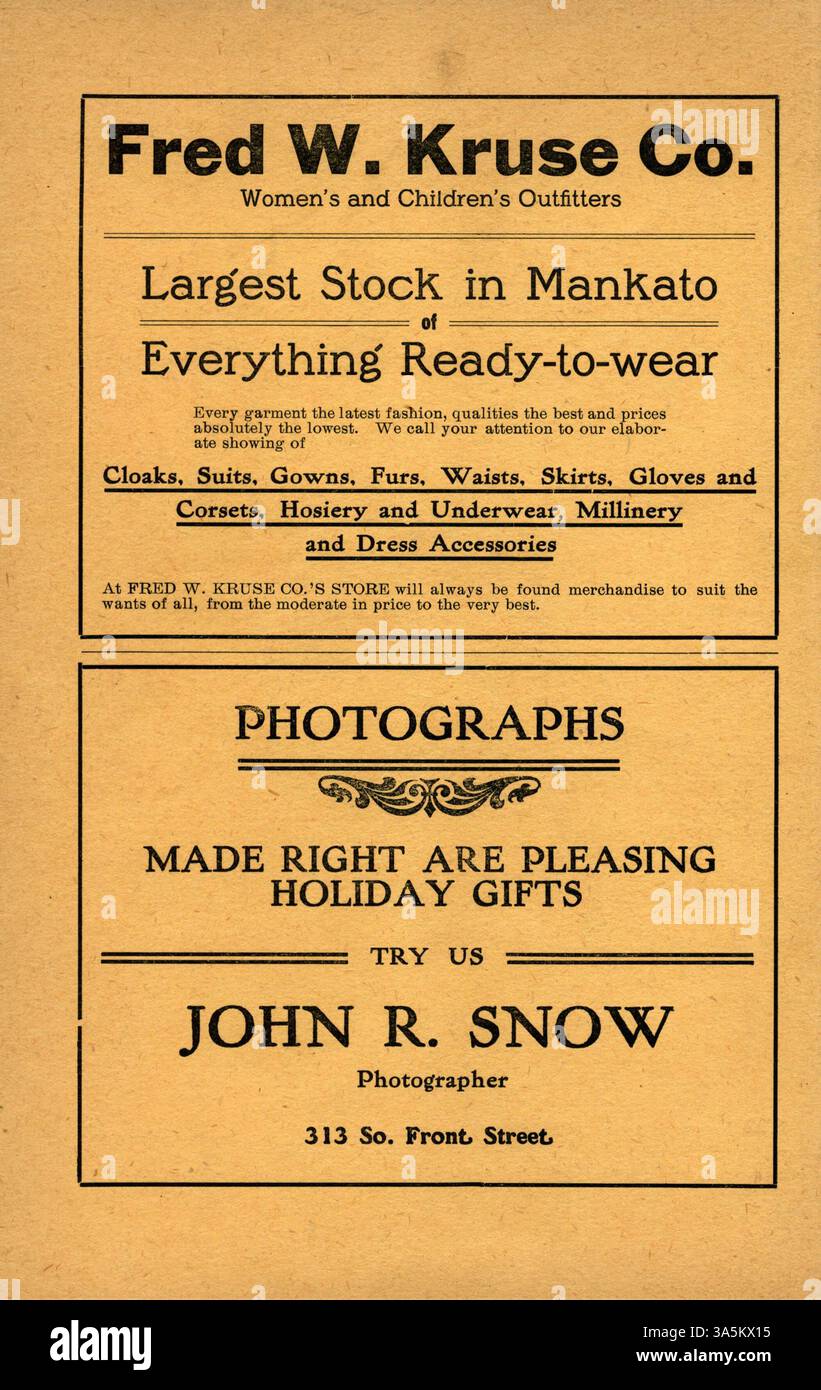 Business advertisements it was produced from 1891 to 1913 hi-res stock ...