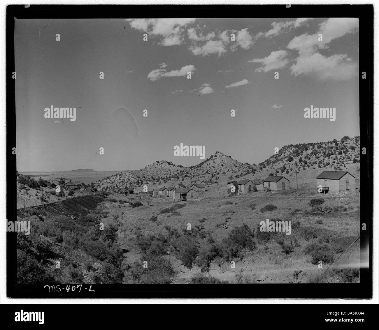 A section of the Huerfano Coal Company's housing project in Ludlow ...