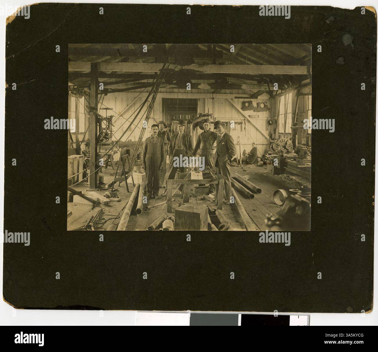 Interior view of the Continental Can Factory in Blue Earth County ...