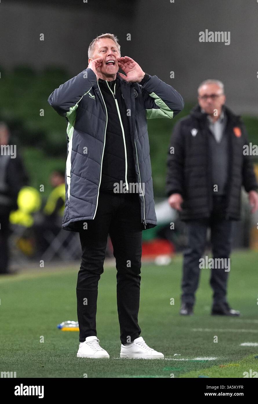 Republic of Ireland head coach Heimir Hallgrimsson during the UEFA ...