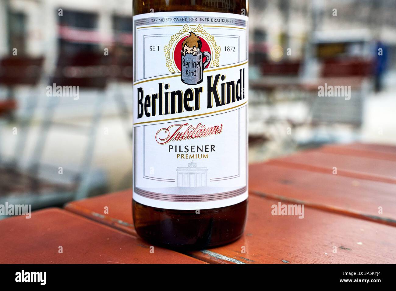 Berliner kindl beer bottle hi-res stock photography and images - Alamy