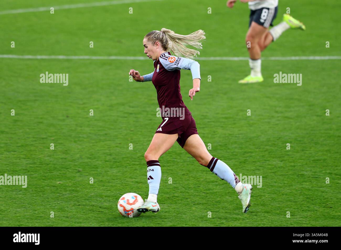 Birmingham, UK. 23rd Mar, 2025. Missy Bo Kearns of Aston Villa runs ...