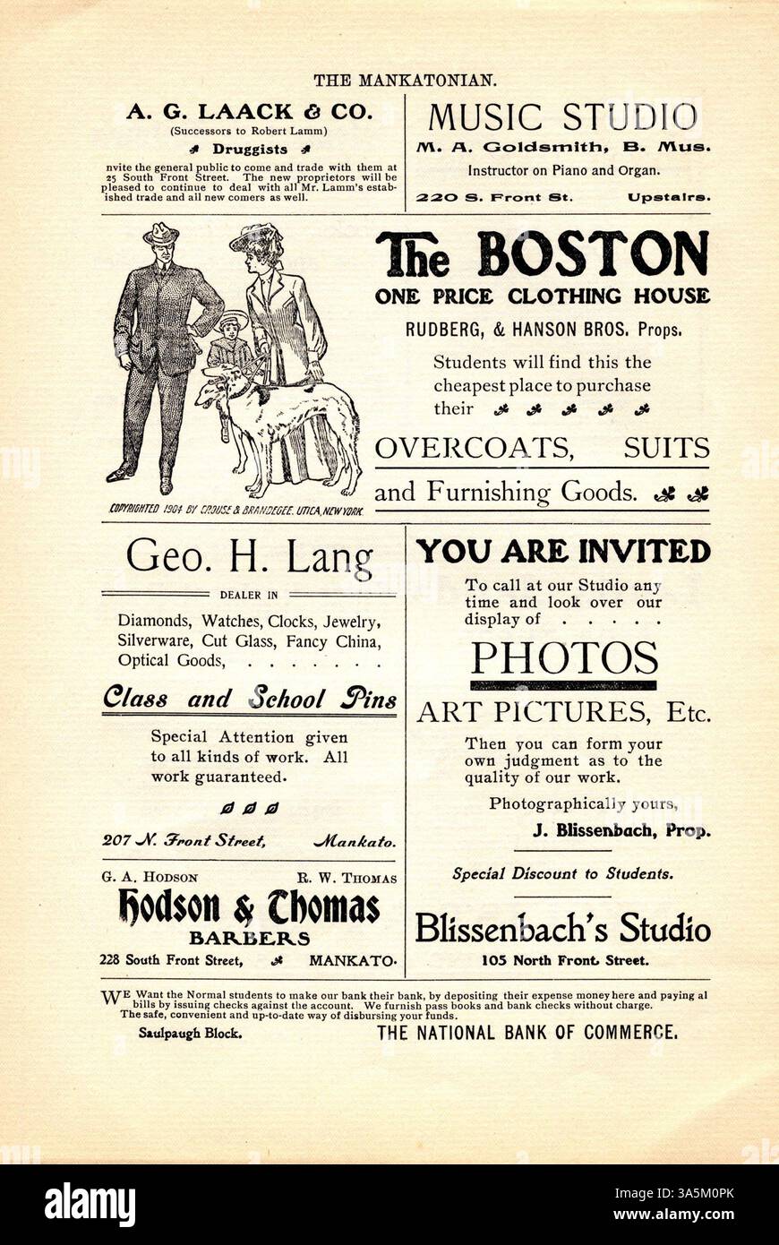 The Mankatonian magazine, published by Mankato State Normal School ...