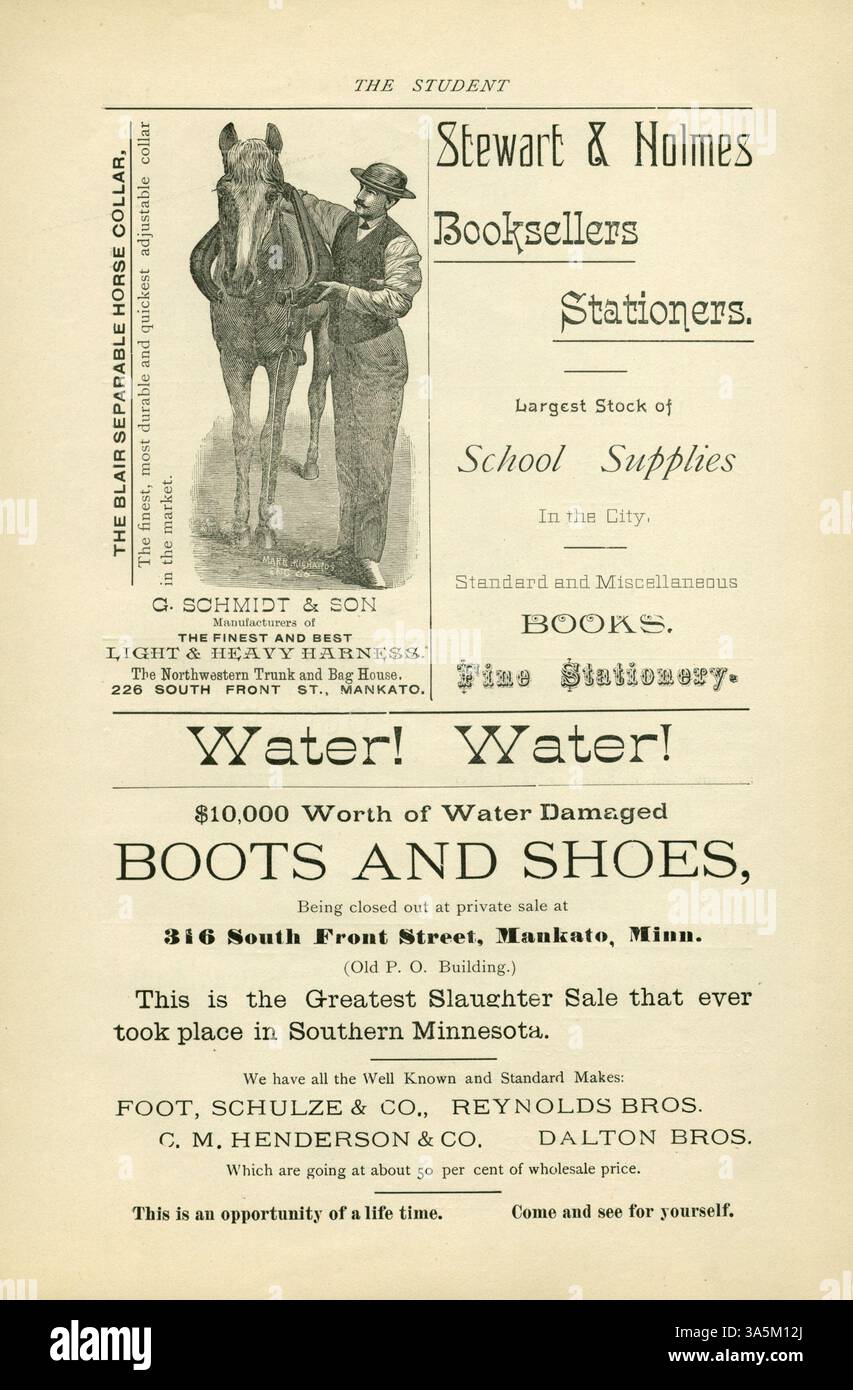 The november 1890 issue of the student magazine reflects student hi-res ...