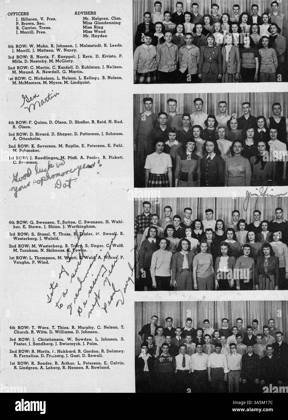 This edition of the 1947 Echowan yearbook captures the key moments of the 1946-1947 school year ...