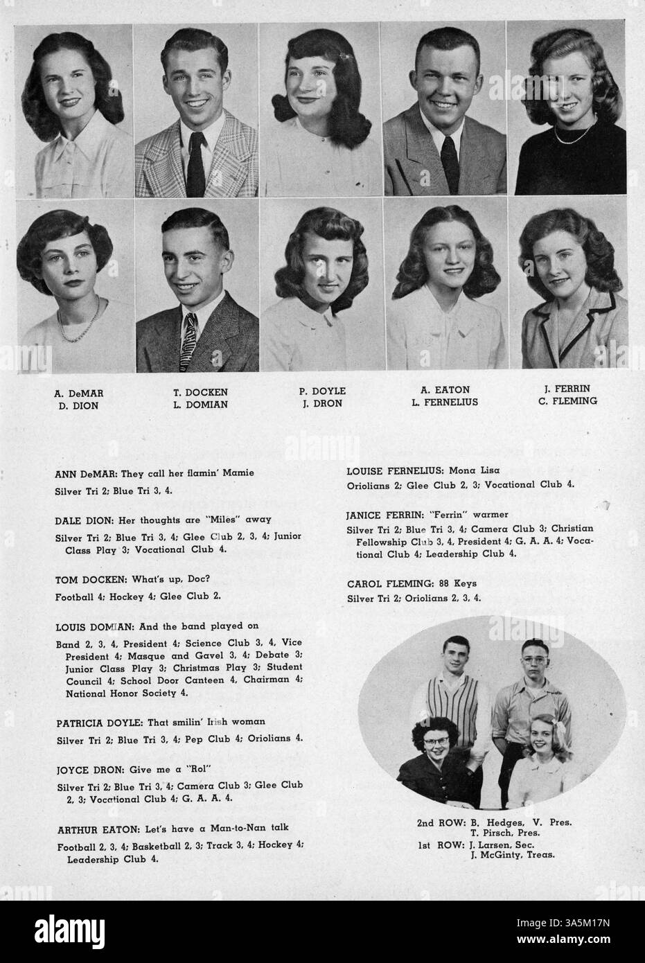 The 1947 Echowan yearbook from St. Louis Park High School highlights ...
