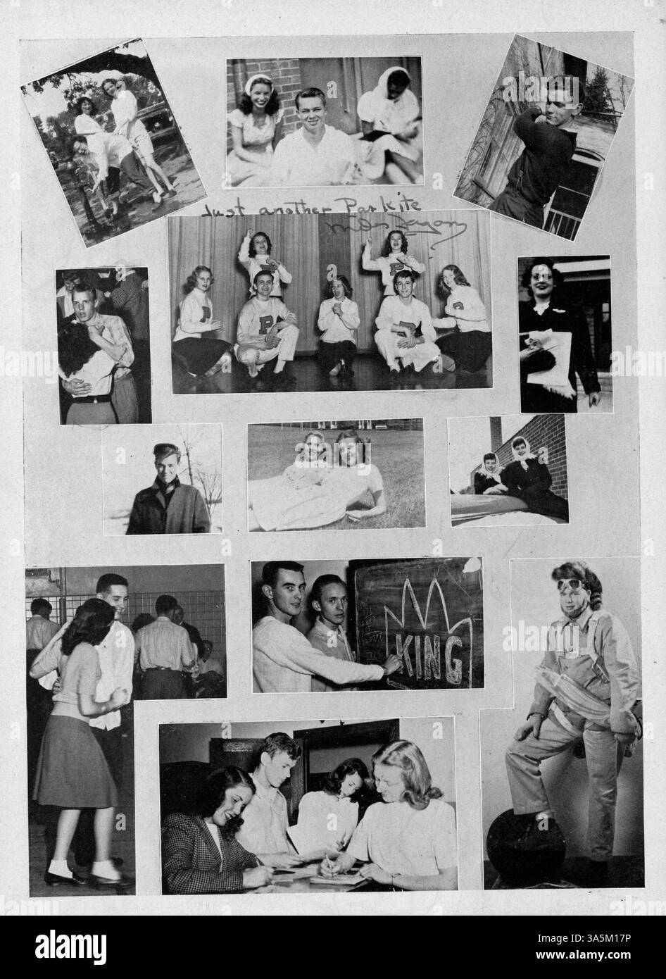 The 1947 Echowan yearbook captures key moments from the 1946-1947 ...