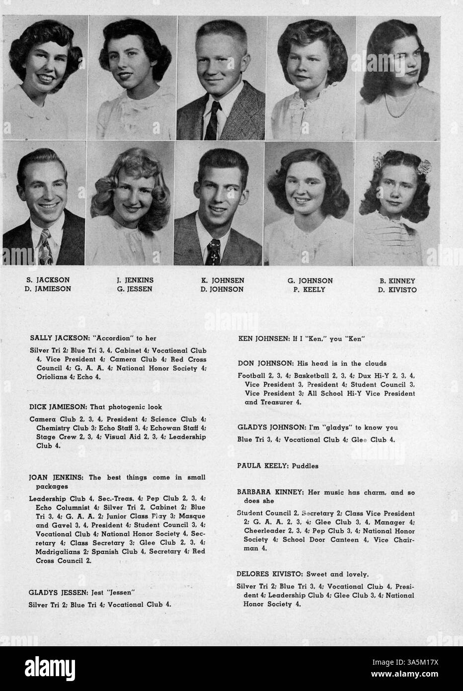 The 1947 Echowan yearbook from St. Louis Park High School highlights ...