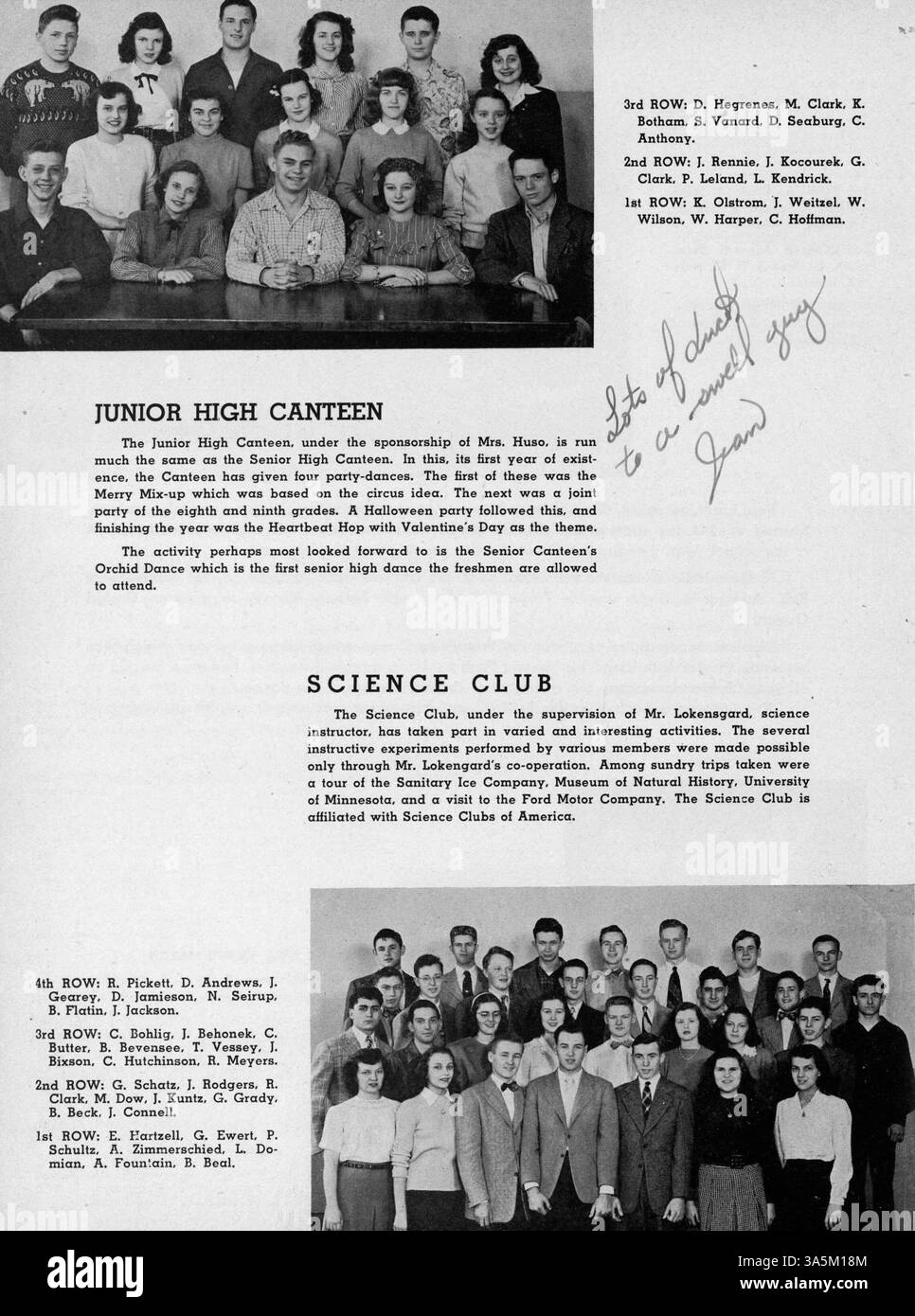 This 1947 edition of the Echowan yearbook captures the events ...