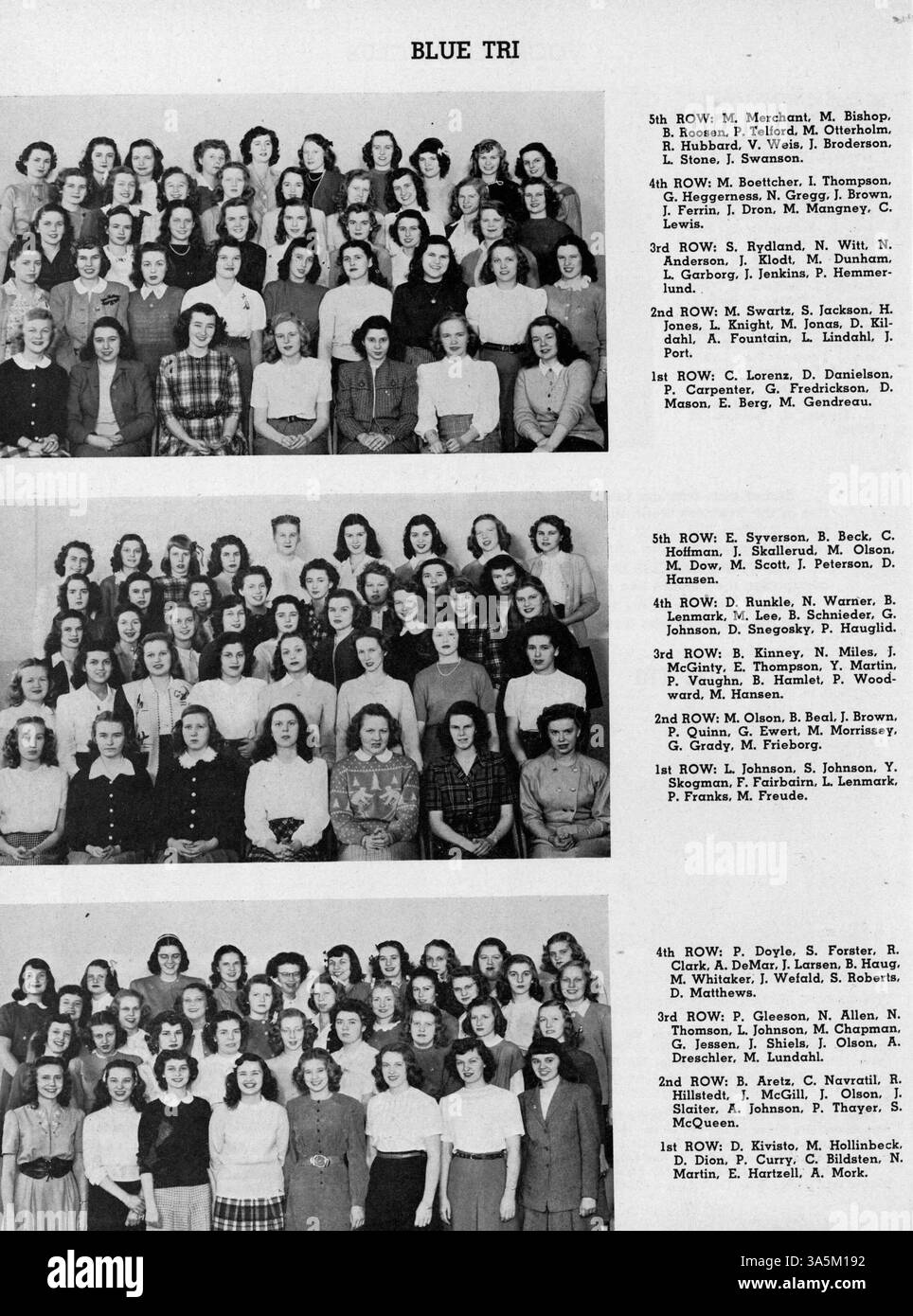 The 1947 Echowan yearbook from St. Louis Park High School captures the ...