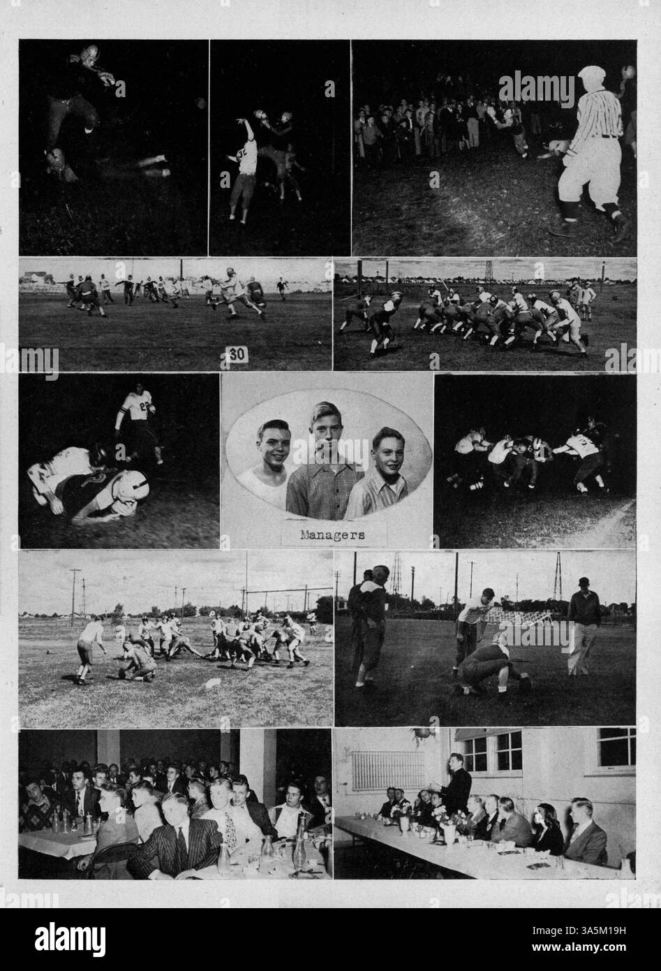 This 1947 edition of the echowan yearbook documents the 1946 194 hi-res stock photography and ...