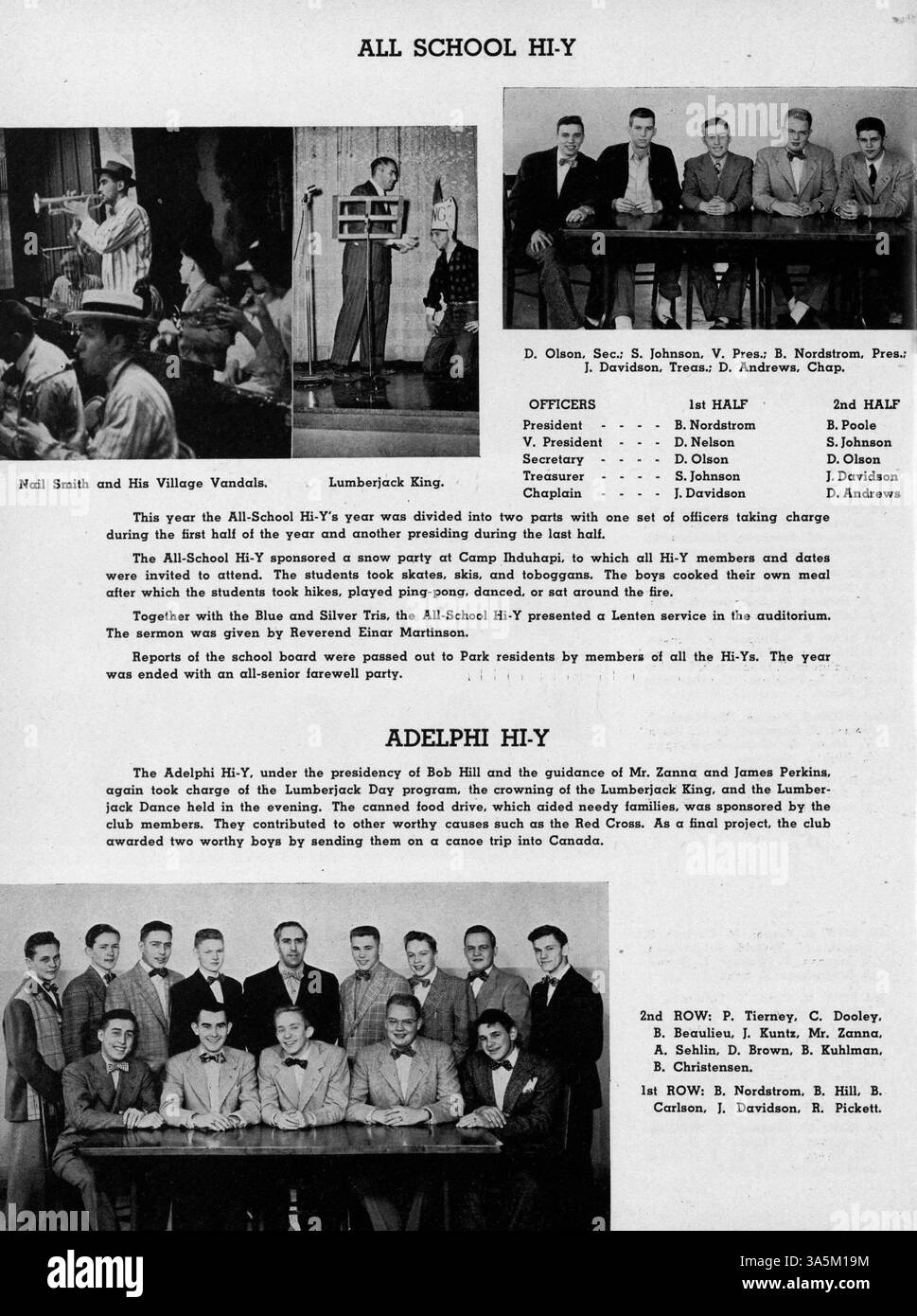 The 1947 Echowan yearbook documents the events, clubs, sports, and ...
