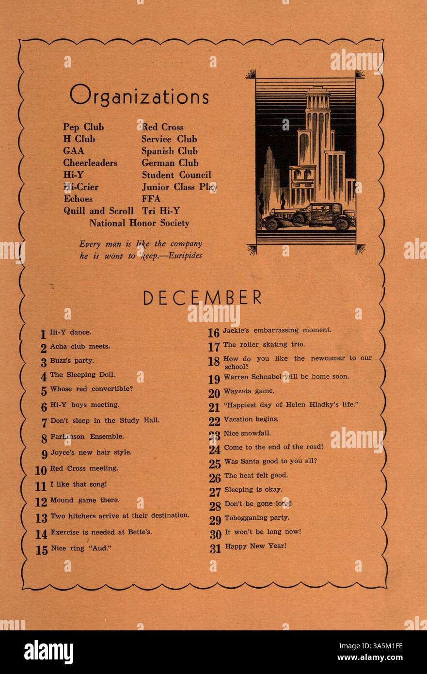 This 1945 'Echoes' yearbook highlights the Hopkins High School ...