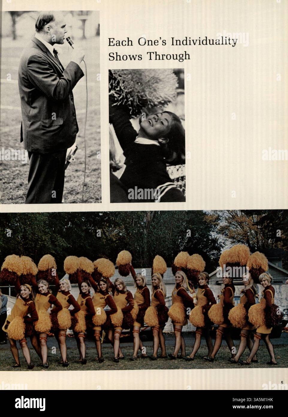 The sagamore yearbook for the 1969 1970 school year from rooseve hi-res stock photography and ...