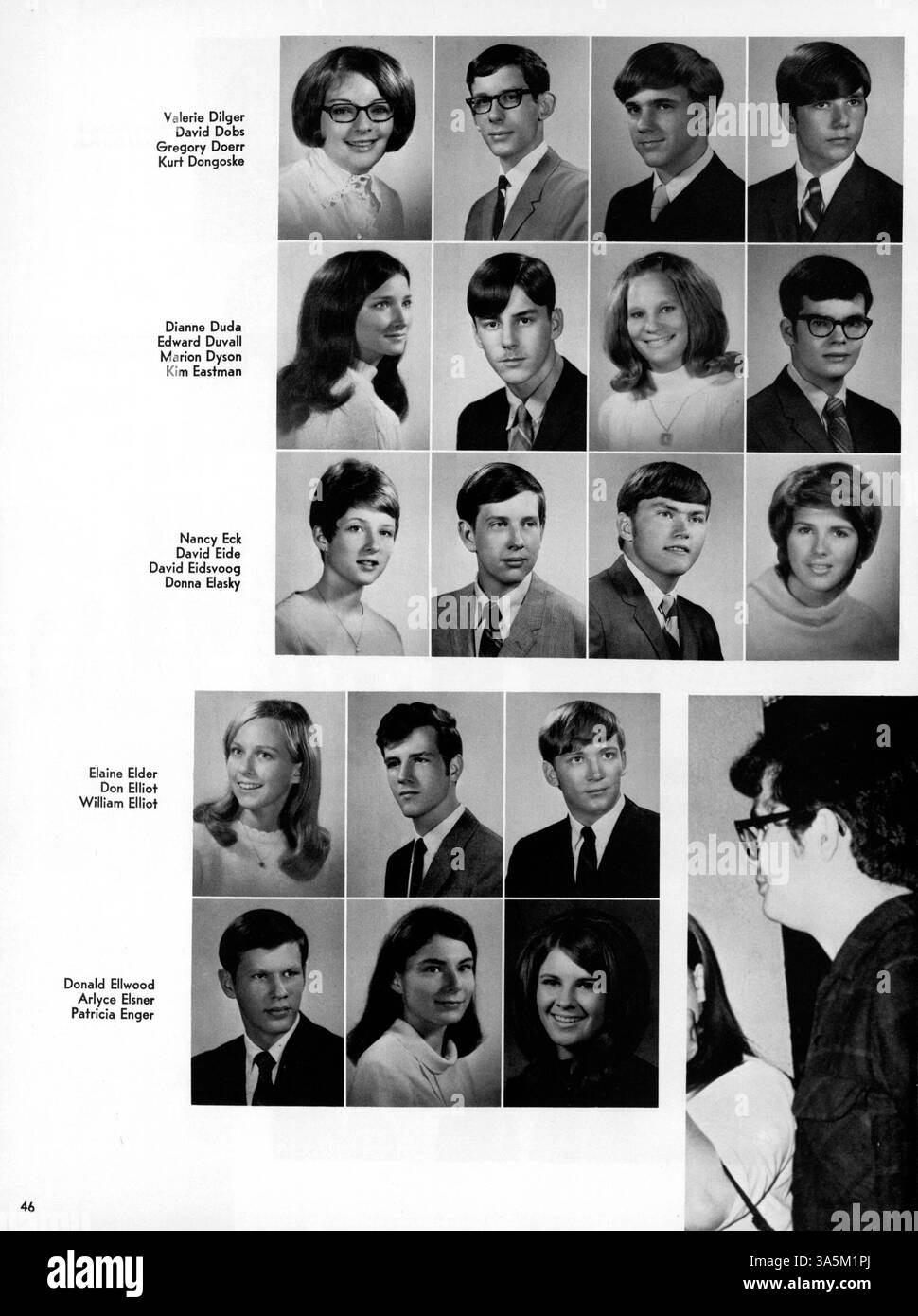 This 1970 yearbook from Roosevelt High School reflects the student ...