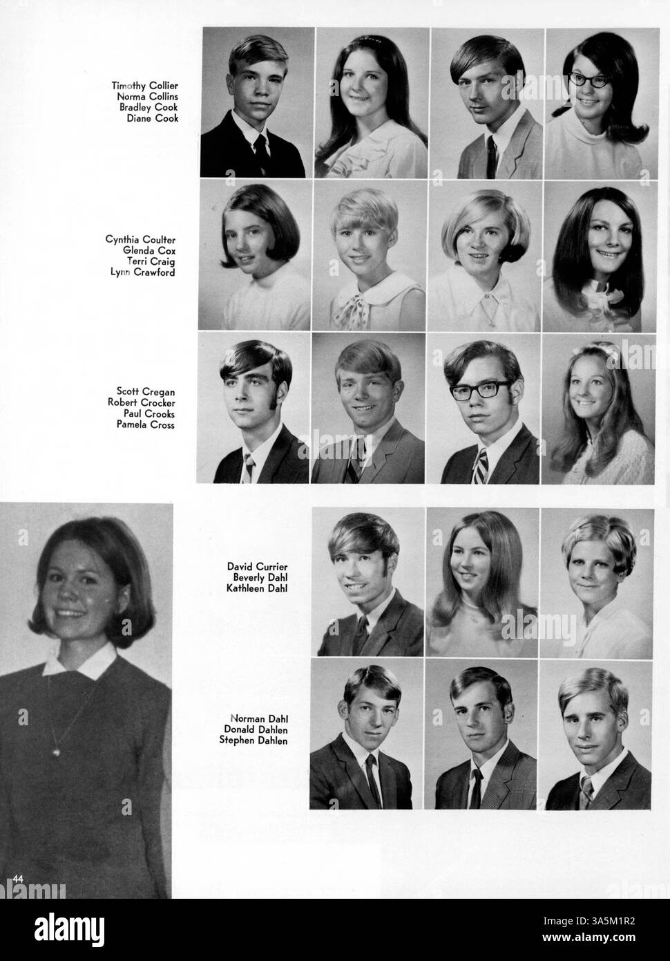 The 1970 Sagamore yearbook from Roosevelt High School captures the ...