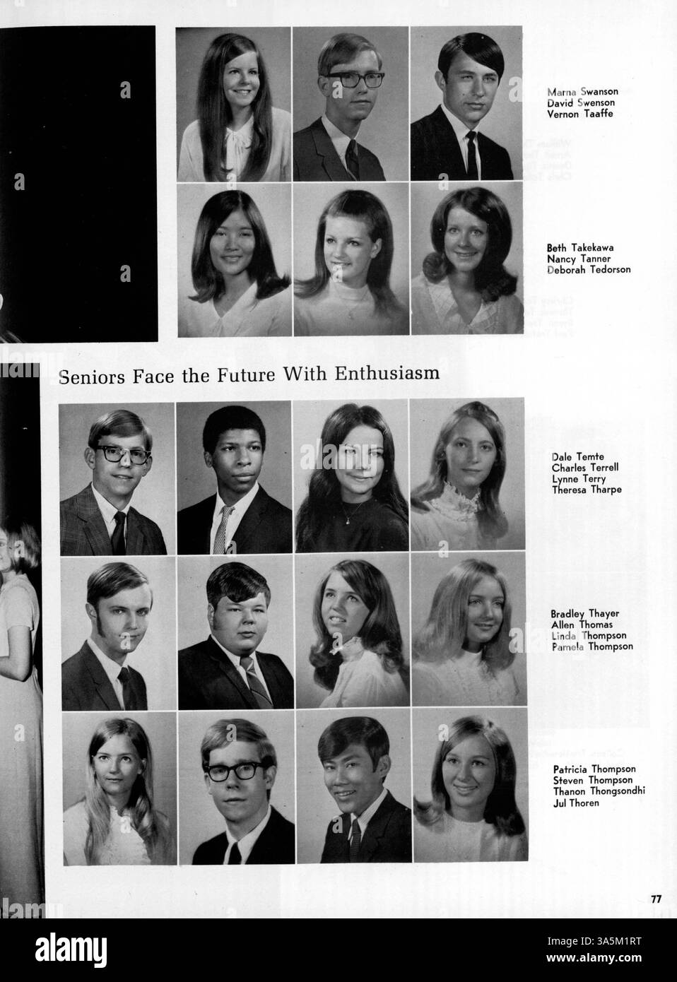 This 1970 yearbook from Roosevelt High School documents student life ...
