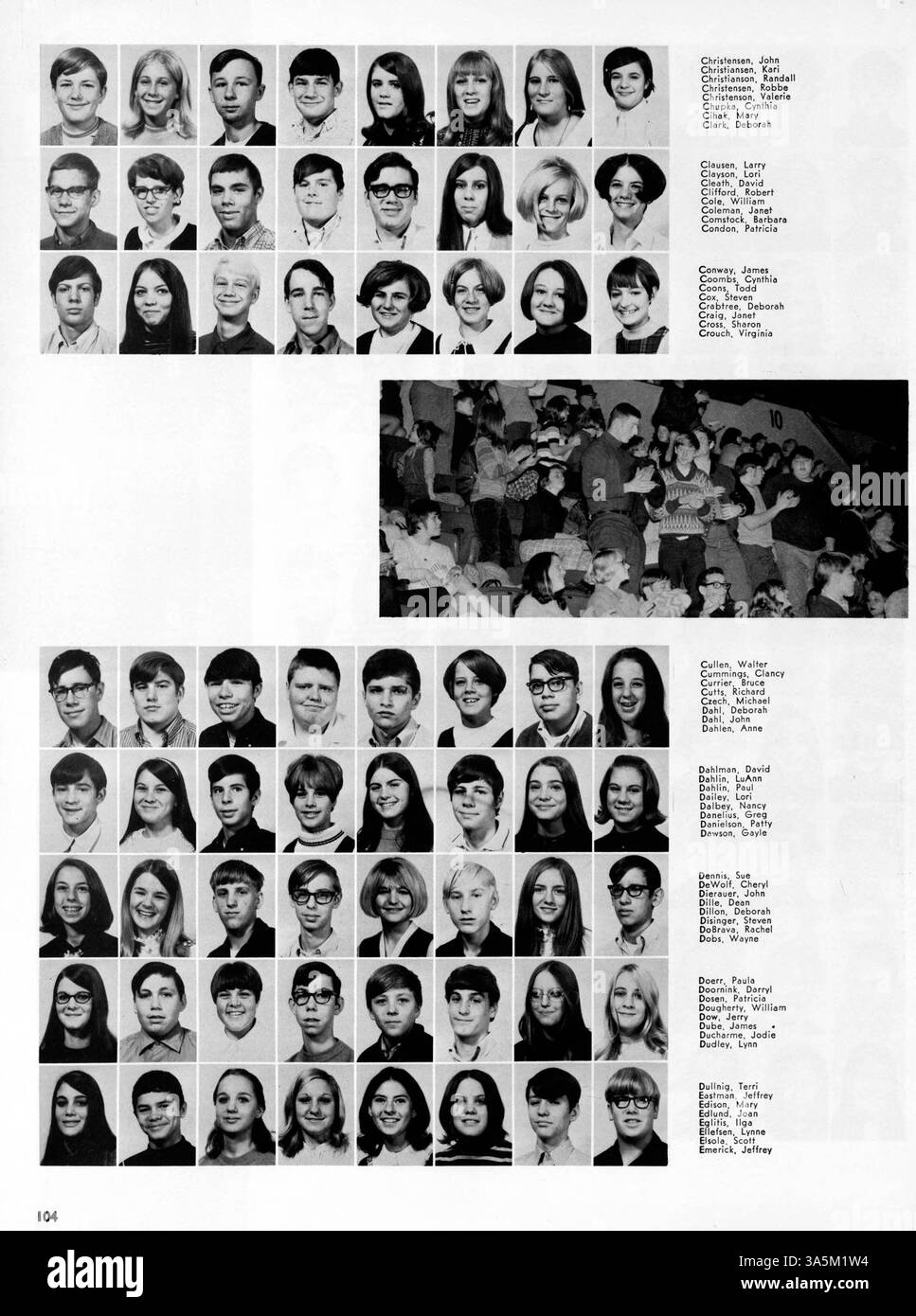 The 1970 Sagamore yearbook from Roosevelt High School captures the ...
