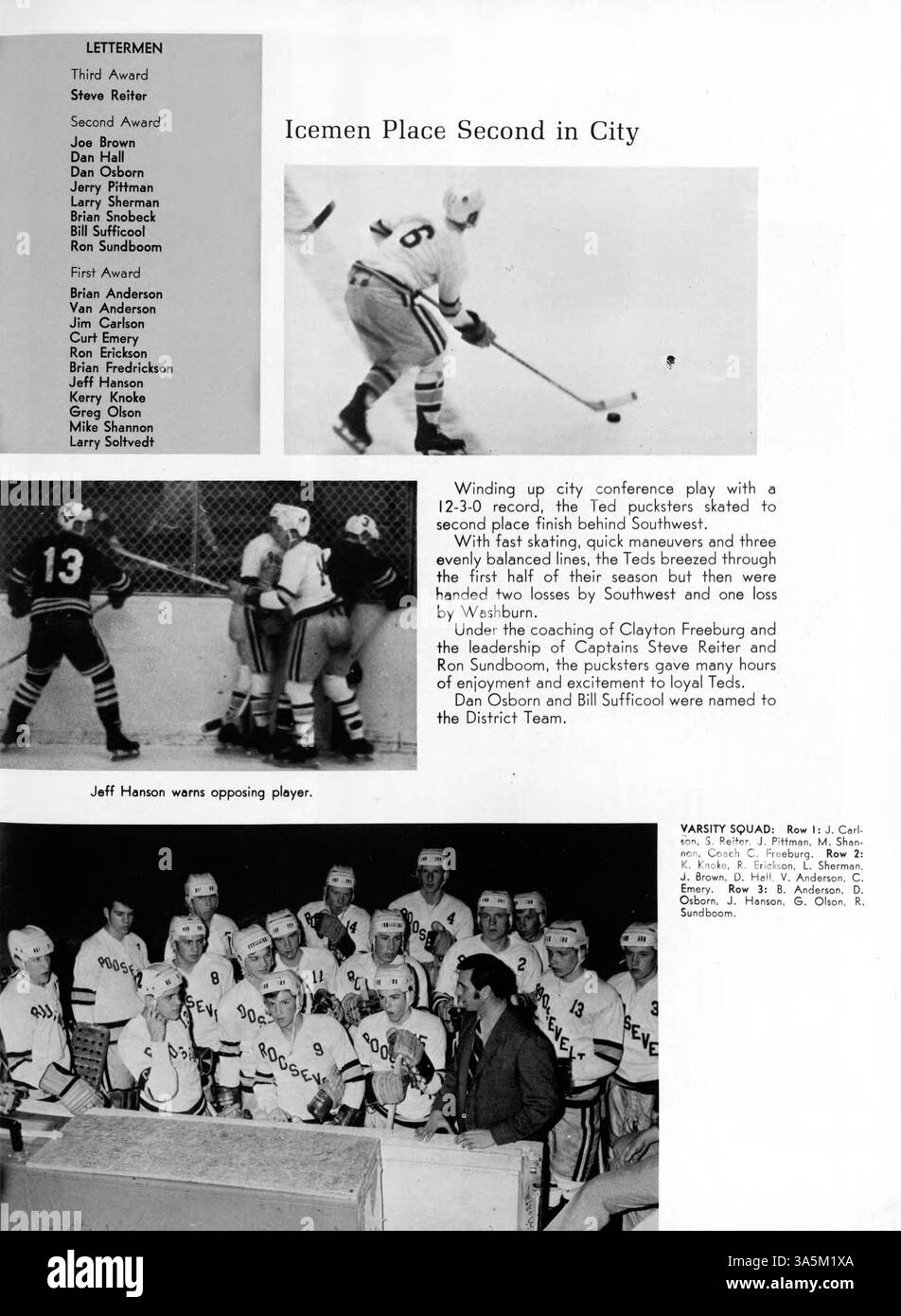 This 1970 Sagamore yearbook documents the school year at Roosevelt High ...