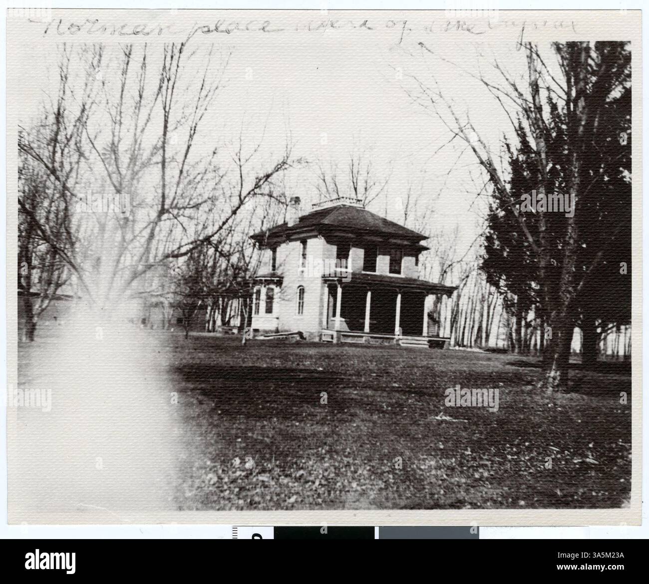 Exterior view of George Norman's home located west of Lake Crystal ...