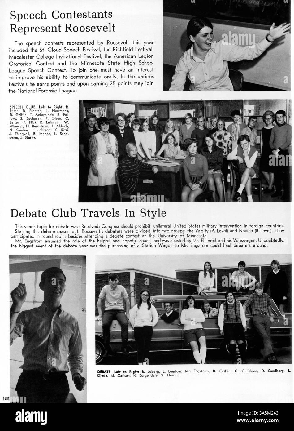 This high school annual from Roosevelt High School documents the ...