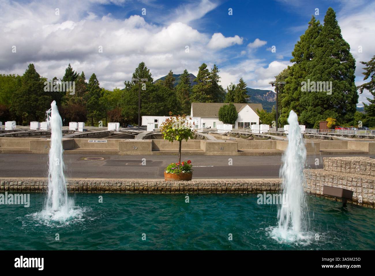 Bonneville Fish Hatchery in the Columbia River Gorge, Greater Portland ...