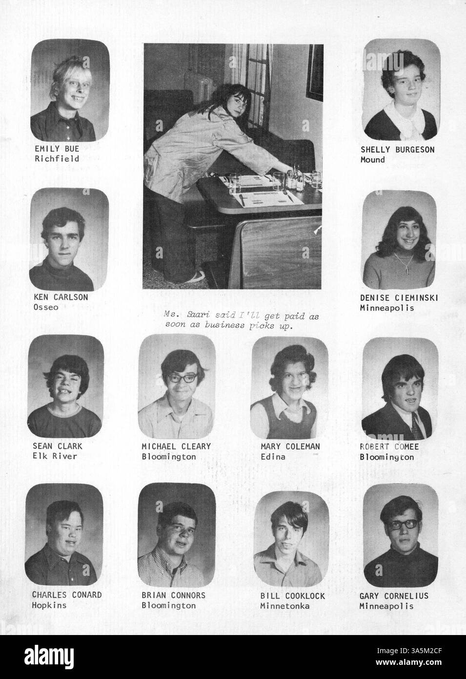 Documents significant events and milestones of the 1975 1976 school ...