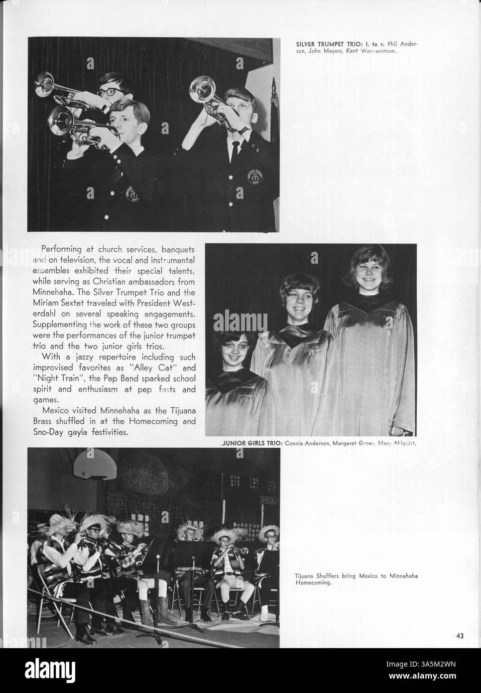 The 1967 Antler Yearbook from Minnehaha Academy highlights student accomplishments, athletics ...