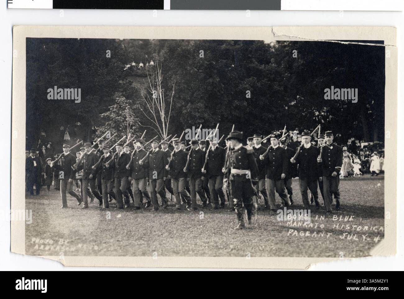 The Mankato Historical Pageant features soldiers in costume portraying ...