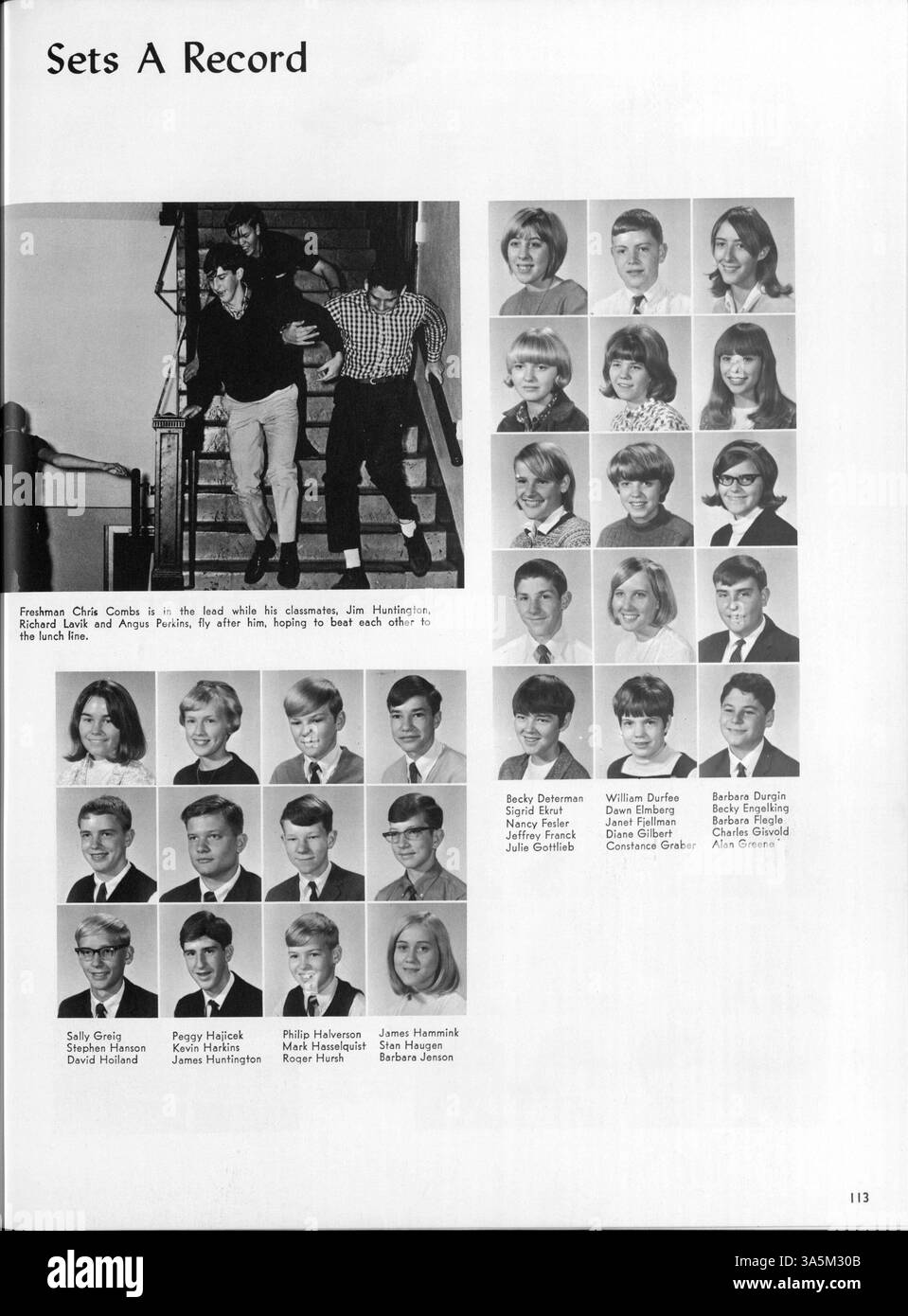 The 1967 edition of Minnehaha Academy's yearbook, Antler, provides a ...