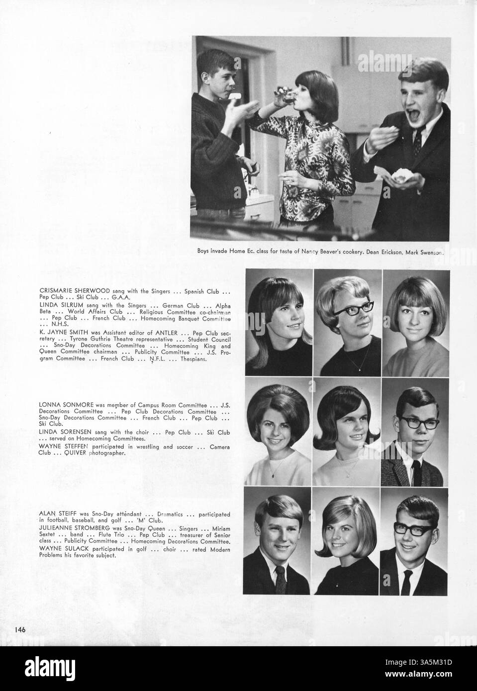 The 1967 Antler yearbook from Minnehaha Academy highlights student life ...