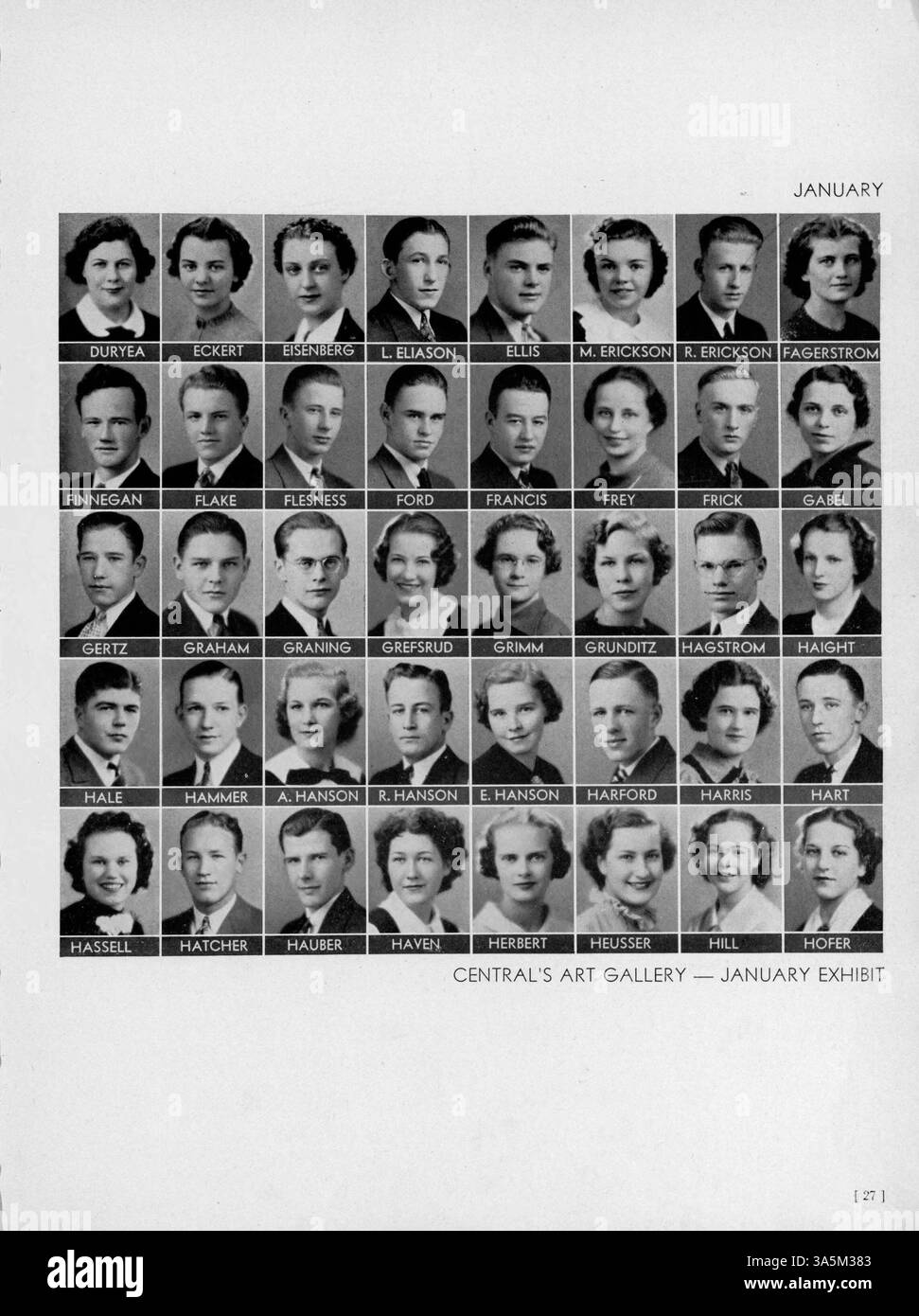 The 1937 'Centralian' yearbook of Central High documents important ...