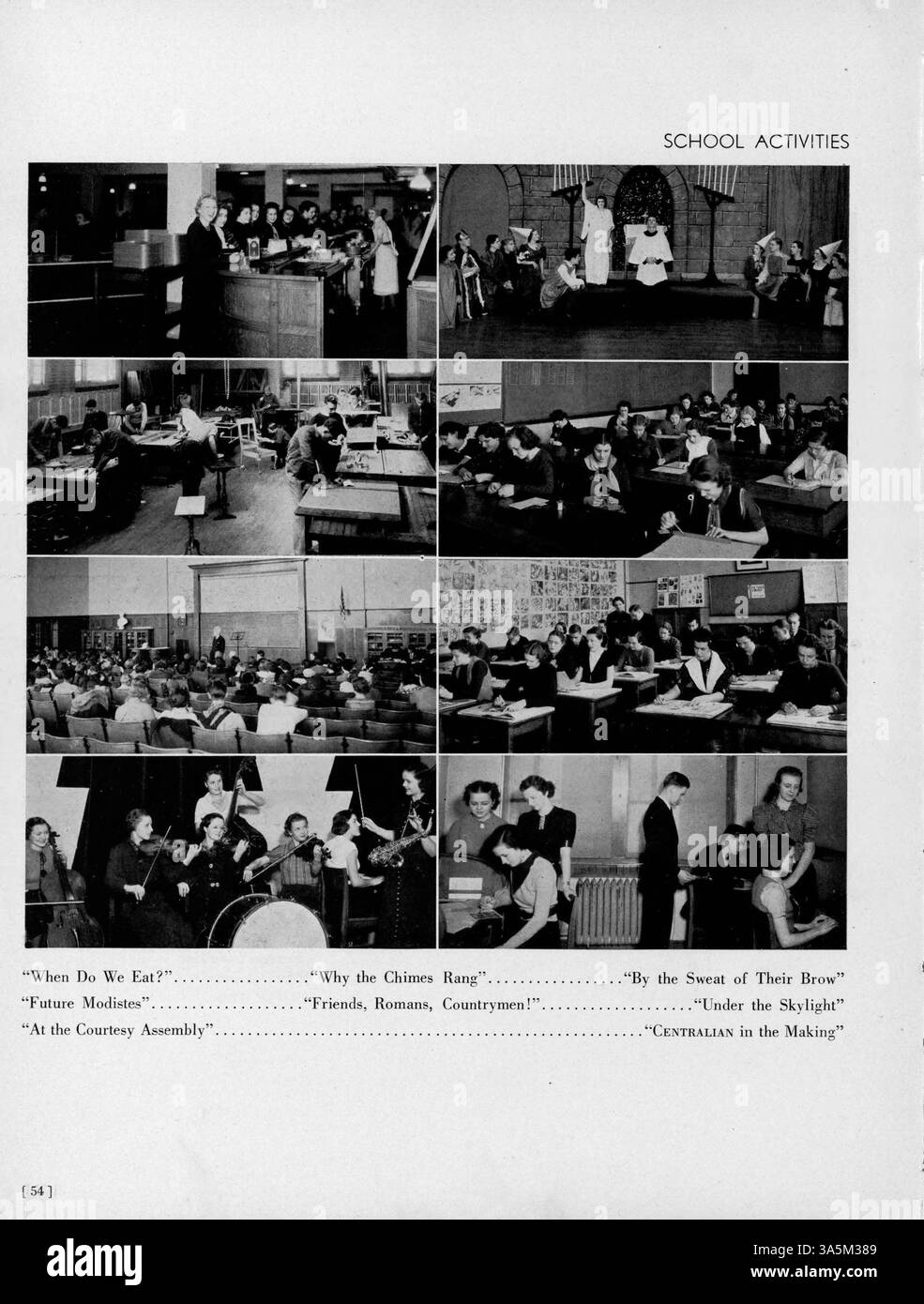 This 1937 'Centralian' yearbook documents the students, faculty, clubs ...